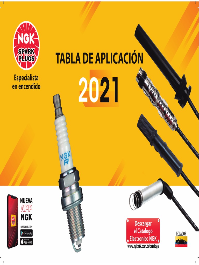 Catalogo NGK 2021 | PDF | Estilos de carrocería | Vehículos de ruedas