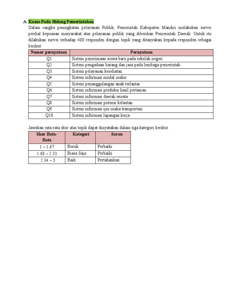Contoh Penerapan SIM | PDF