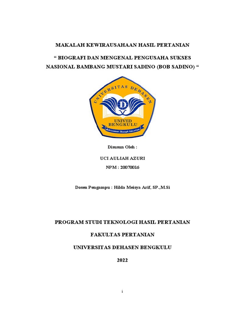 Makalah Biografi Pdf