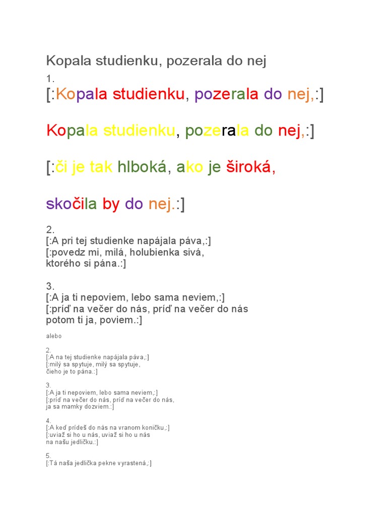 Kopala Studienku | PDF