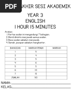 Bahasa Melayu - (UASA) F1 - BM Kertas 1 - 2024 | PDF