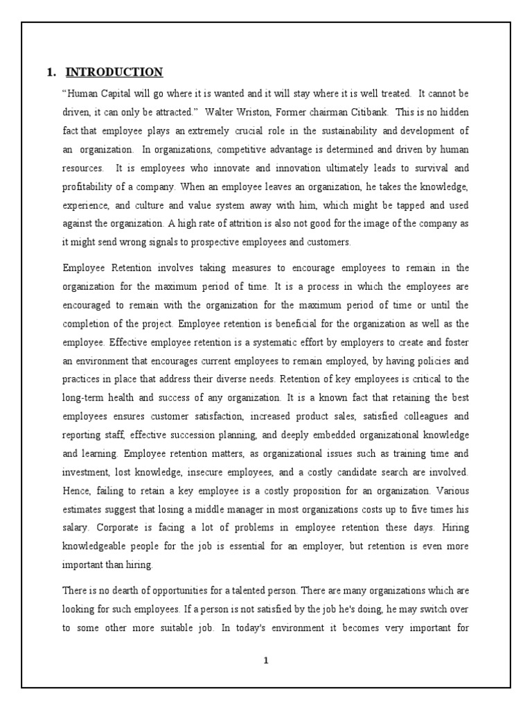 Project On Employee Retention | PDF | Internal Combustion Engine | Car