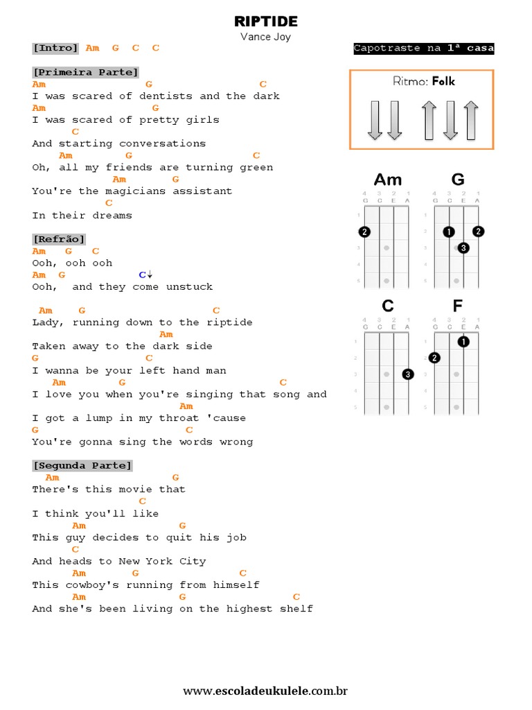 Riptide (Vance Joy) | PDF | Songs
