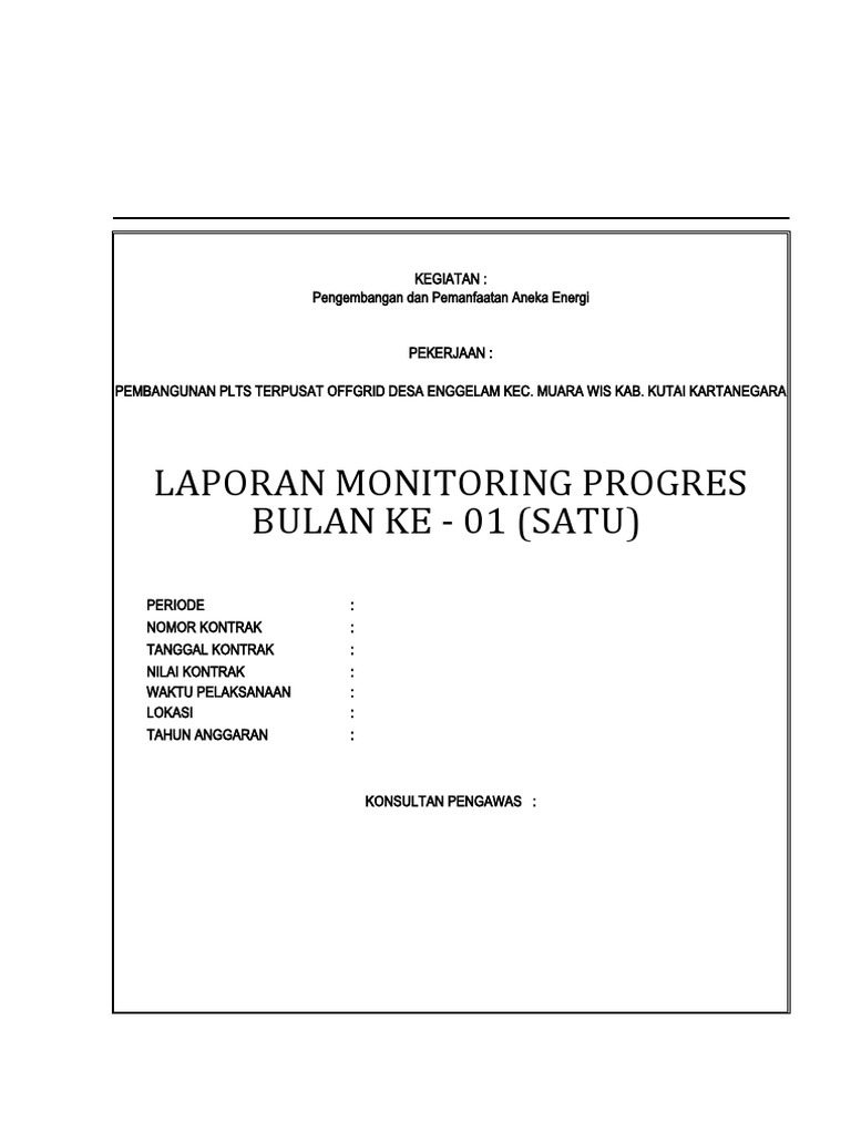 Contoh Form Lap Pengawasan 21 | PDF Contoh Form Lap Pengawasan 21 | PDF