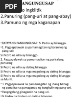 Panghalip Bilang Panuring | PDF