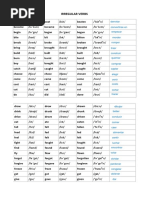Irregular-Verb-Chart CAMBRIDGE BEST Selected Meanings | PDF | Human ...