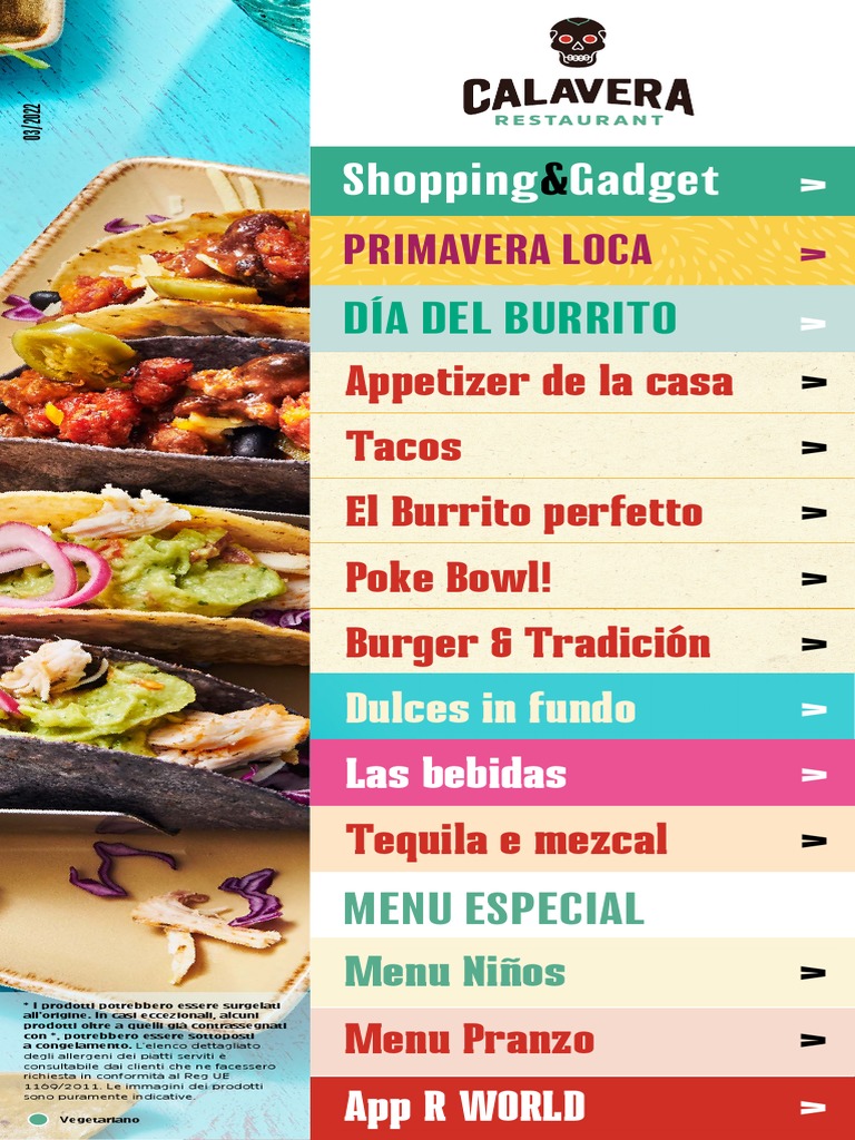 Calavera Menu | PDF