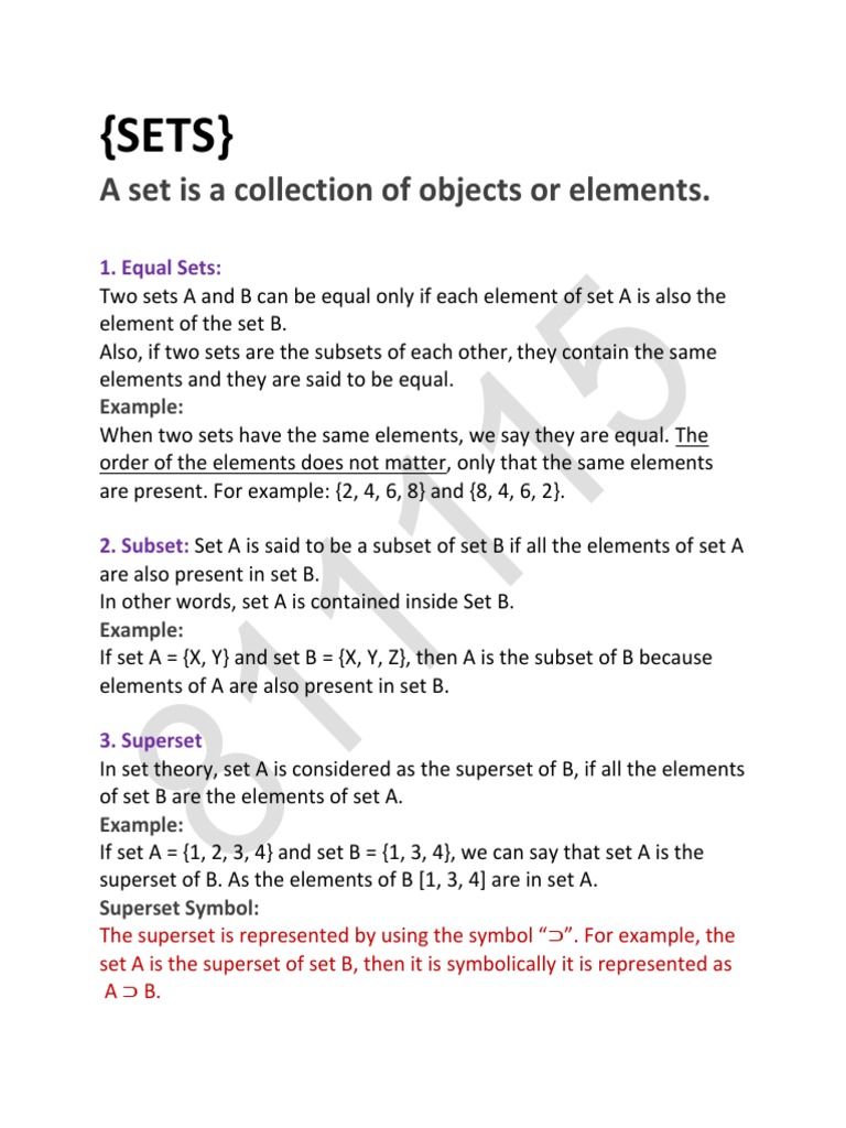 Discrete Structure L#1 | PDF | Empty Set | Set (Mathematics)