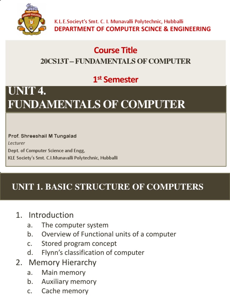 Unit 4 Foc | Download Free PDF | Operating System | Computer Data Storage