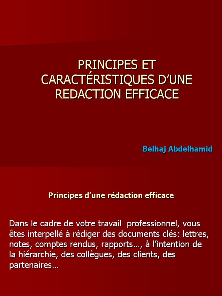 Rédaction Administrative Efficace | PDF | Communication humaine ...