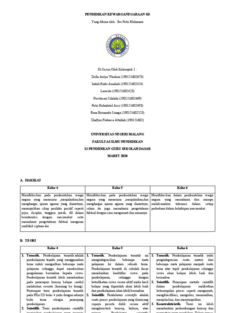 Perbedaan Kelas Tinggi Dan Rendah | PDF