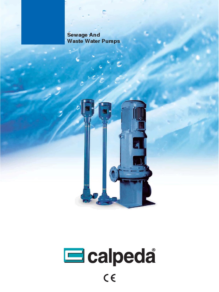 Sewage and Waste Water Pumps | PDF | Home & Garden | Science & Mathematics
