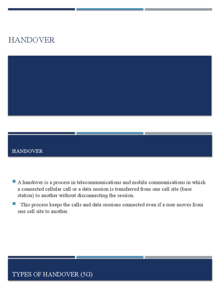 5g Handover | PDF