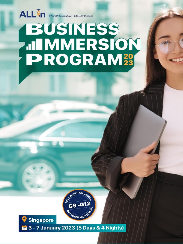 Booklet - Business Immersion Program 2023 | PDF | Entrepreneurship ...