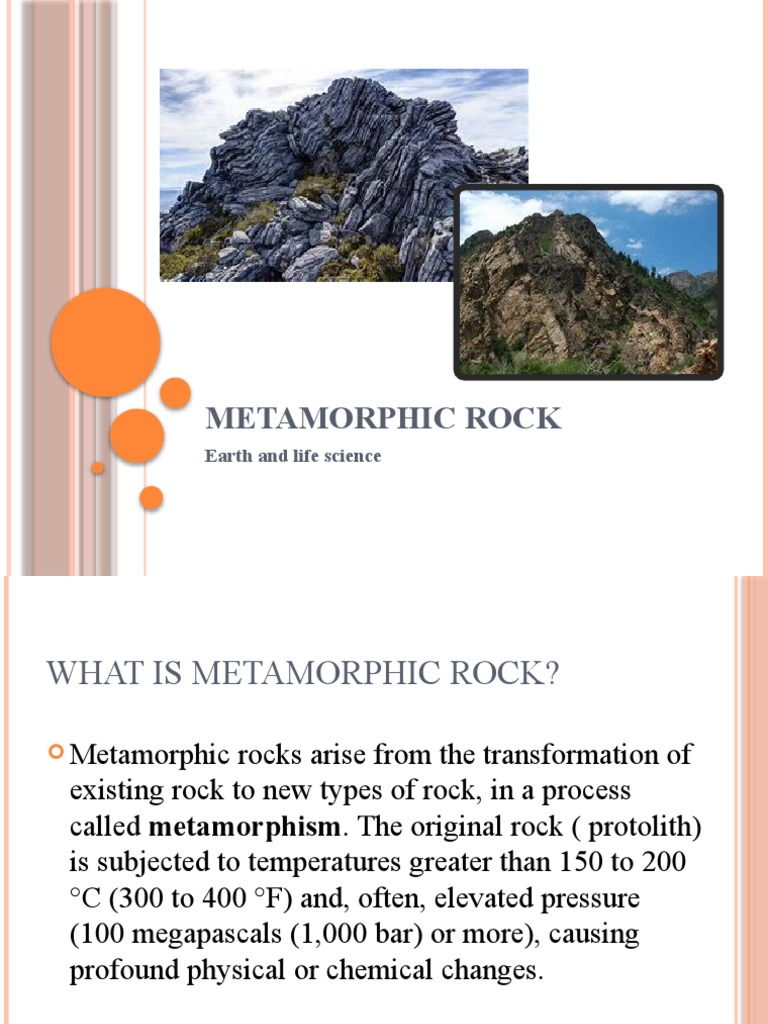 Transforming Rocks Under Pressure: An Introduction to Metamorphic Rock ...