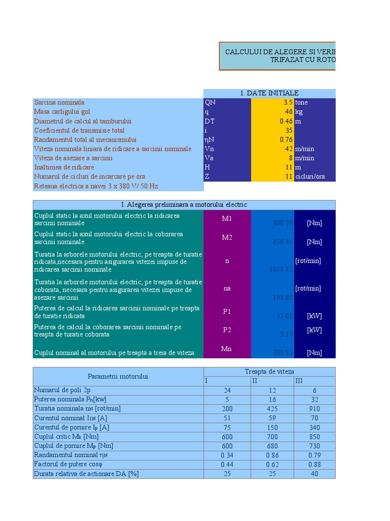 Exemplu de Calcul EXCEL Vinci de Marfă | PDF