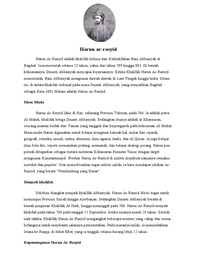 Harun Ar-Rasyid | PDF