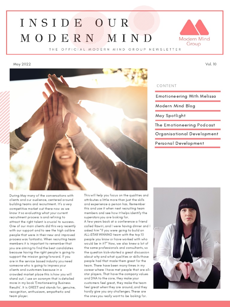 May 2022 Newsletter | PDF | Employment | Recruitment