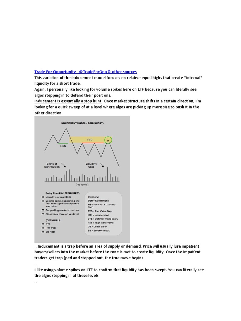 KM - Smart Money Concept - ICT | PDF | Market Trend | Market Liquidity