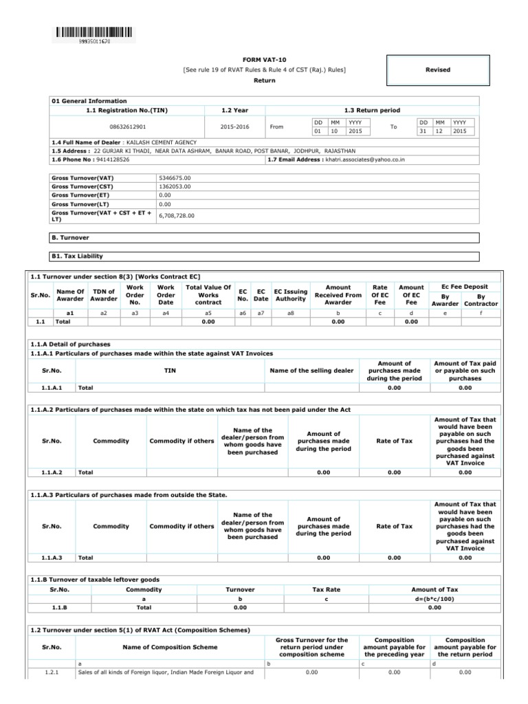 Kca Q3 15-16 | Download Free PDF | Value Added Tax | Taxes