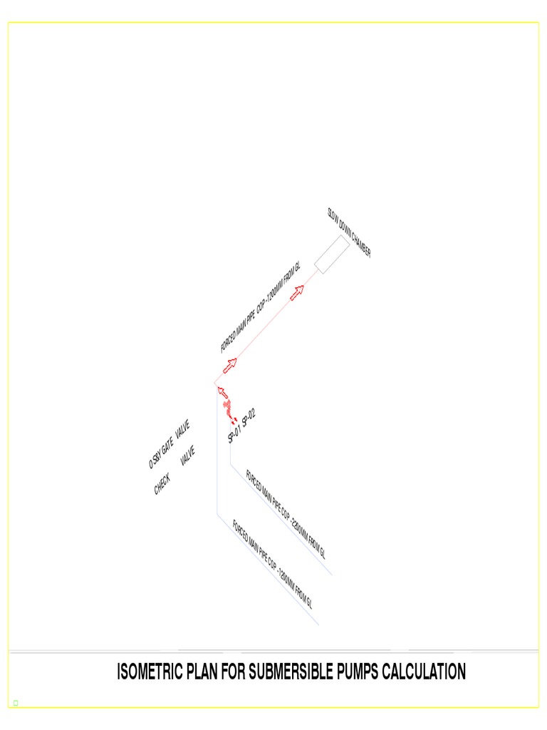 Sub, Ersible Pump Isometric | PDF