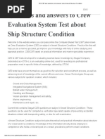 CES STCW Management Test PDF | PDF | Ships | Water Transport