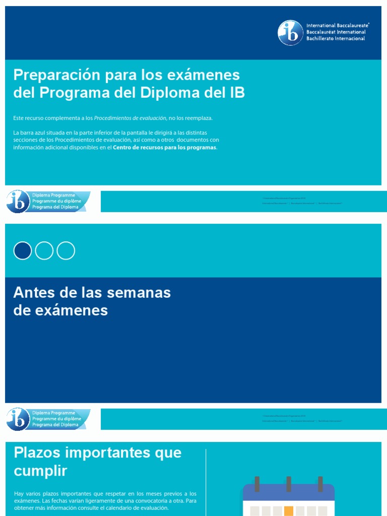 Preparing For IB DP Examinations - Spanish | PDF | Prueba (evaluación ...