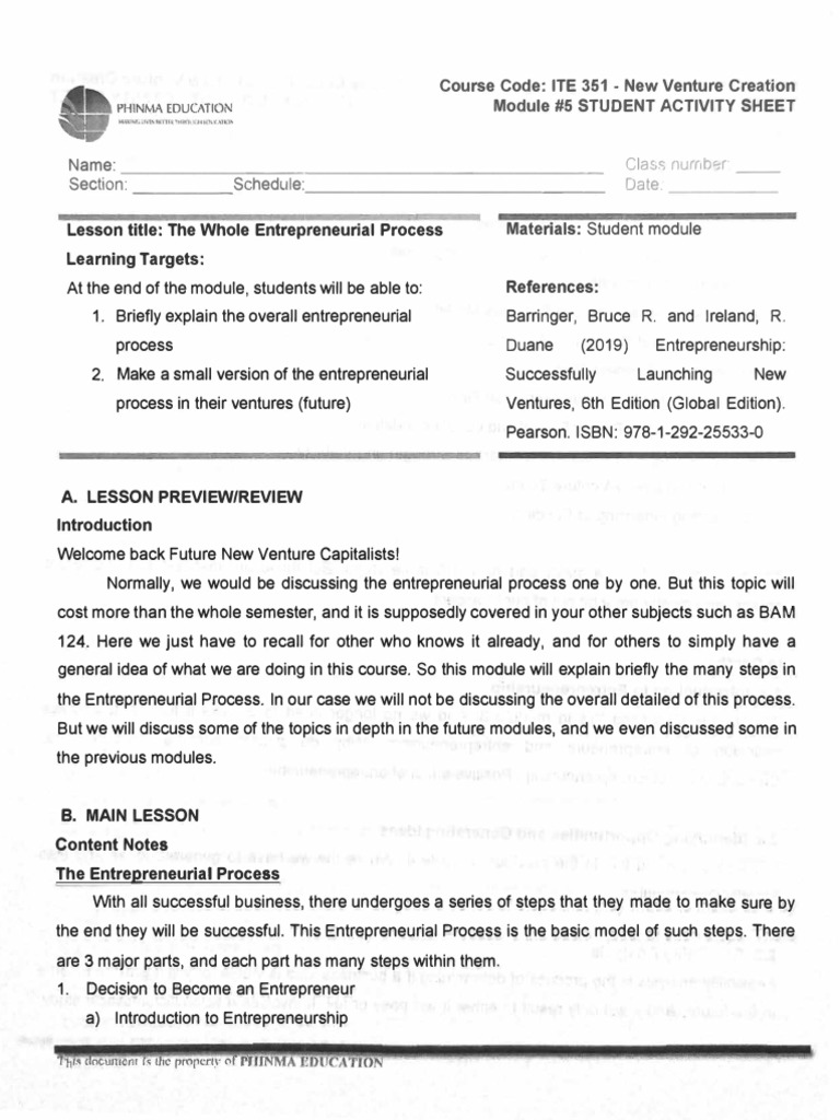ITE351 Day05 | PDF | Entrepreneurship | Business Model