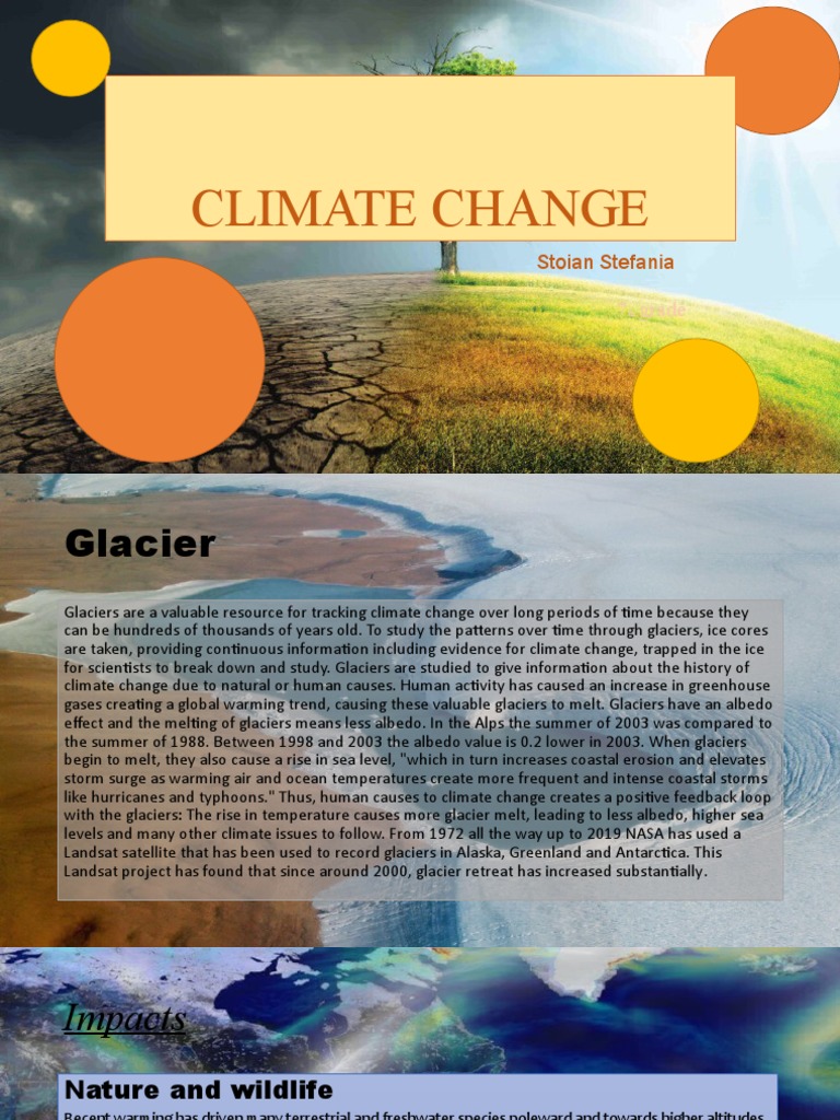 Climate Change | Download Free PDF | Climate Change | Glacier