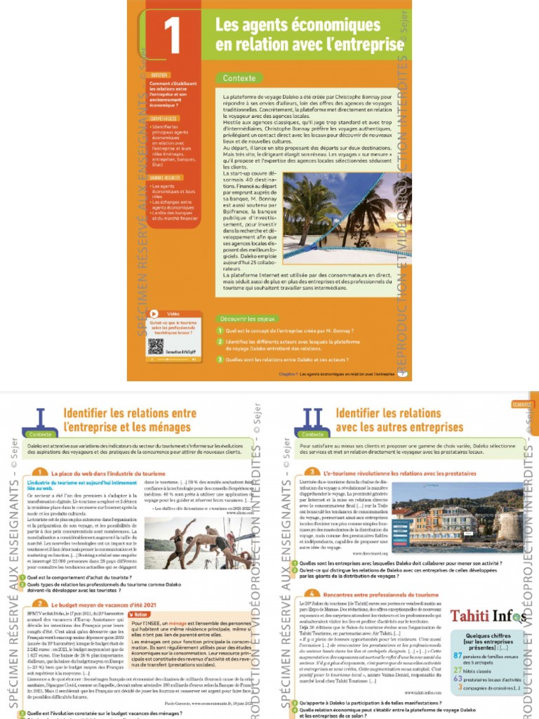 Chap 1 Les Agents Economiques | PDF