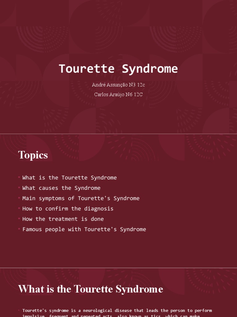 Tourette Syndrome | PDF | Tourette Syndrome | Neurology