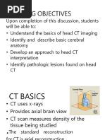 Interpreting CT Brain Scans | PDF | Ct Scan | Clinical Medicine