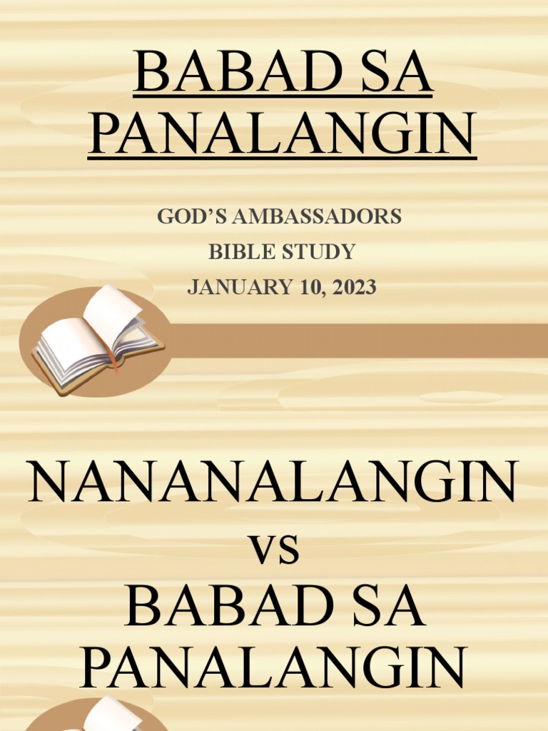 Babad Sa Panalangin | PDF