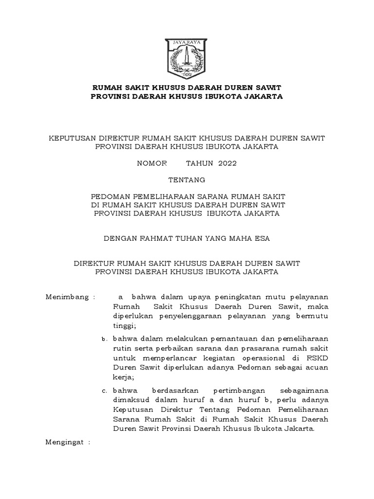 SK Pedoman Ipsrs - 2022 | PDF