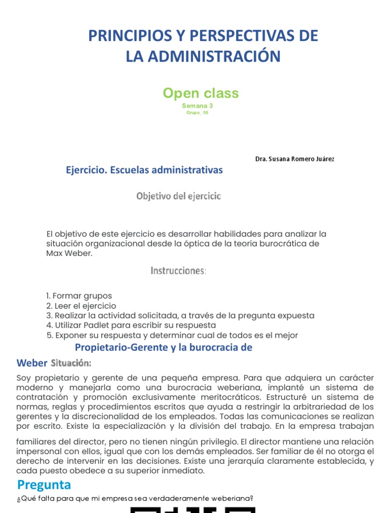 Open Clas Semana 3-21 - Bloque - B | PDF | Planificación | Gestión ...