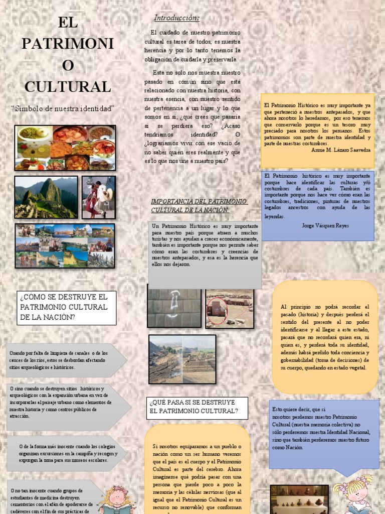 El Patrimonio Cultural | PDF | Nación | Bienes (Ley)