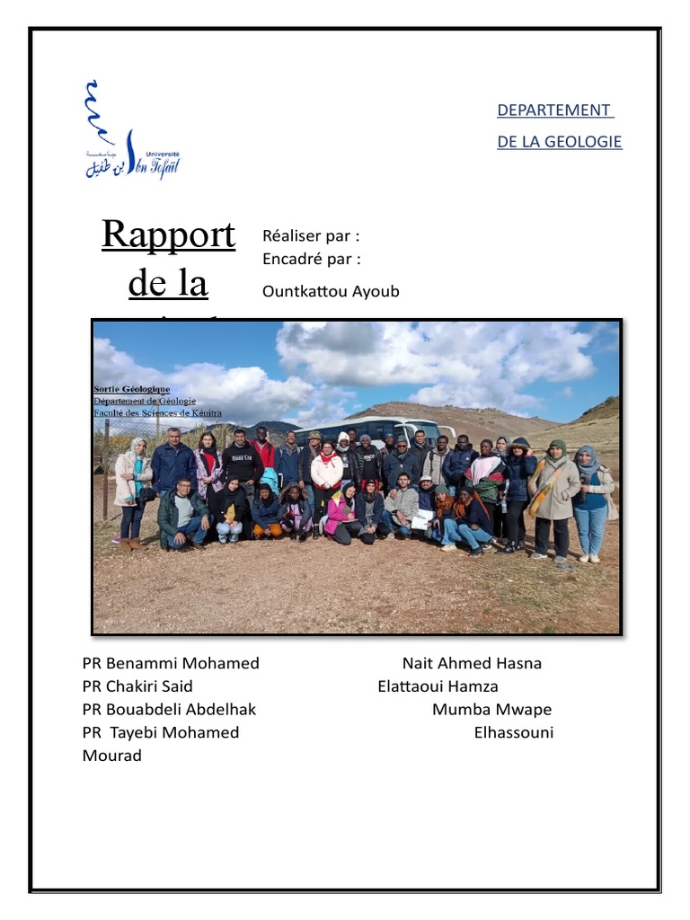Azrou Rapport | PDF | La nature | Roche