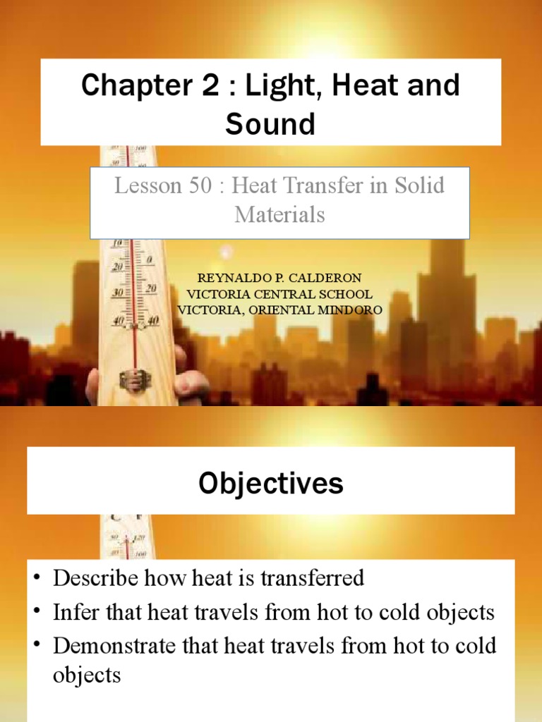 Heat Transfer in Solid Materials | PDF | Heat Transfer | Heat