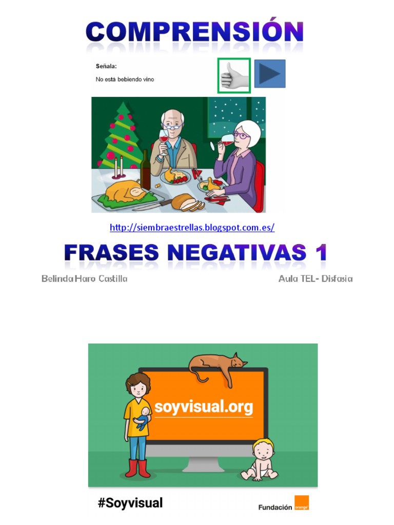Comprension de Frases en Negativo | PDF