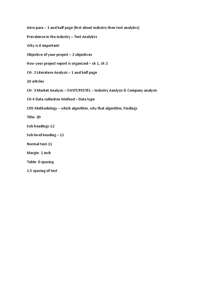 SIP Report Format | PDF