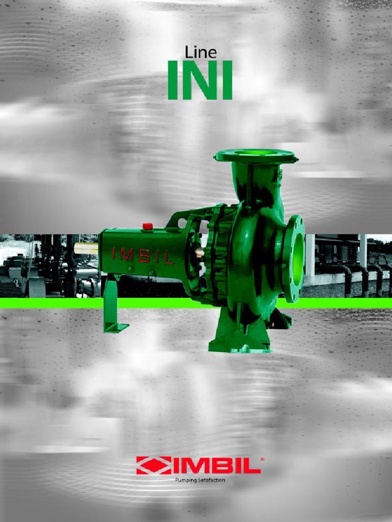 Catalogo Ini Ingles | PDF | Pump | Mechanical Engineering