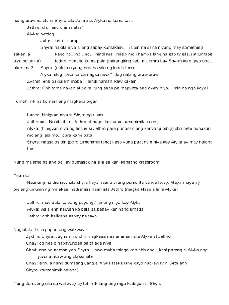 Group 4 Script Isaiah | PDF