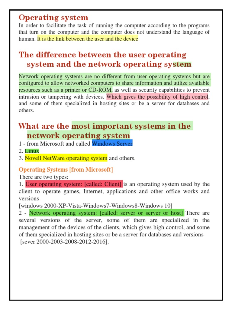Module 01 ,,اساسيات نظم الشبكات | PDF | Computer Network | Server (Computing)
