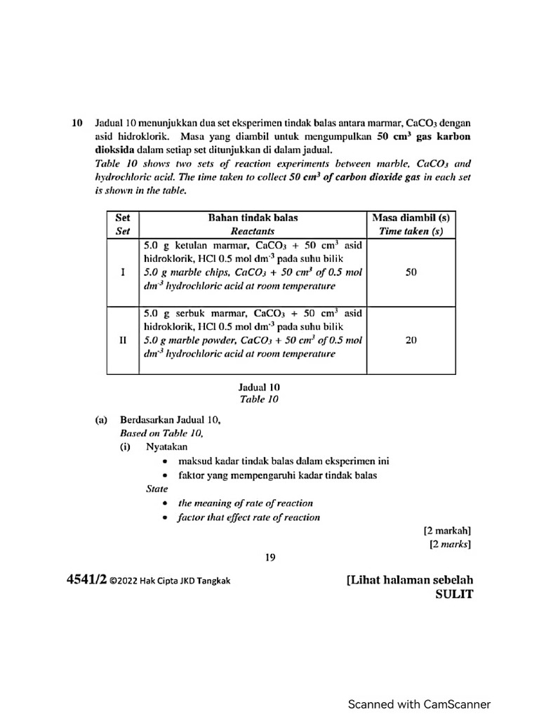 Bab 7 T4 Trial Kimia 2022 | PDF