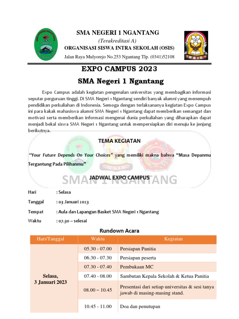 Smangat Expo Campus | PDF