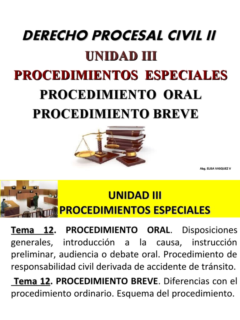 Derecho Procesal Civil Ii | PDF | Demanda judicial | Ley procesal