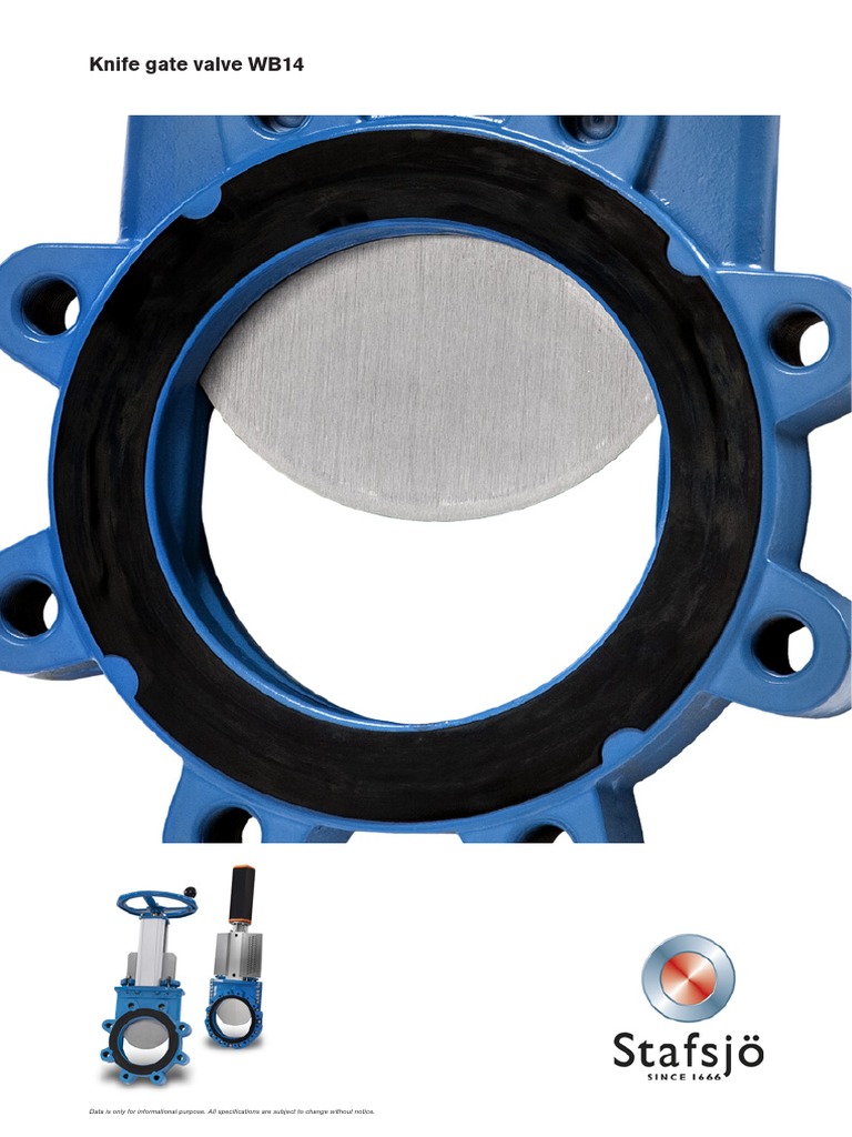 Product Data Sheet WB14 - EN | PDF | Valve | Screw