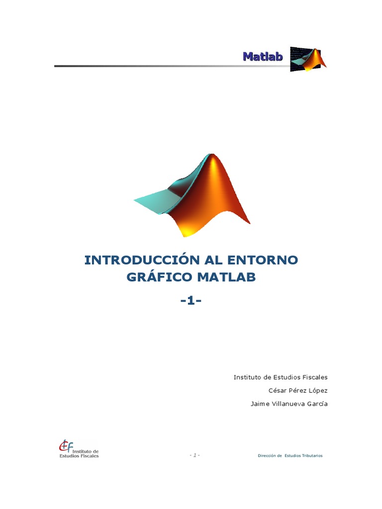 1 - IntroduccionEntornoMatlab | PDF | Matlab | Lenguaje de programación