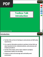 Blank KPC Toolbox Talk Sign Off Sheet | PDF