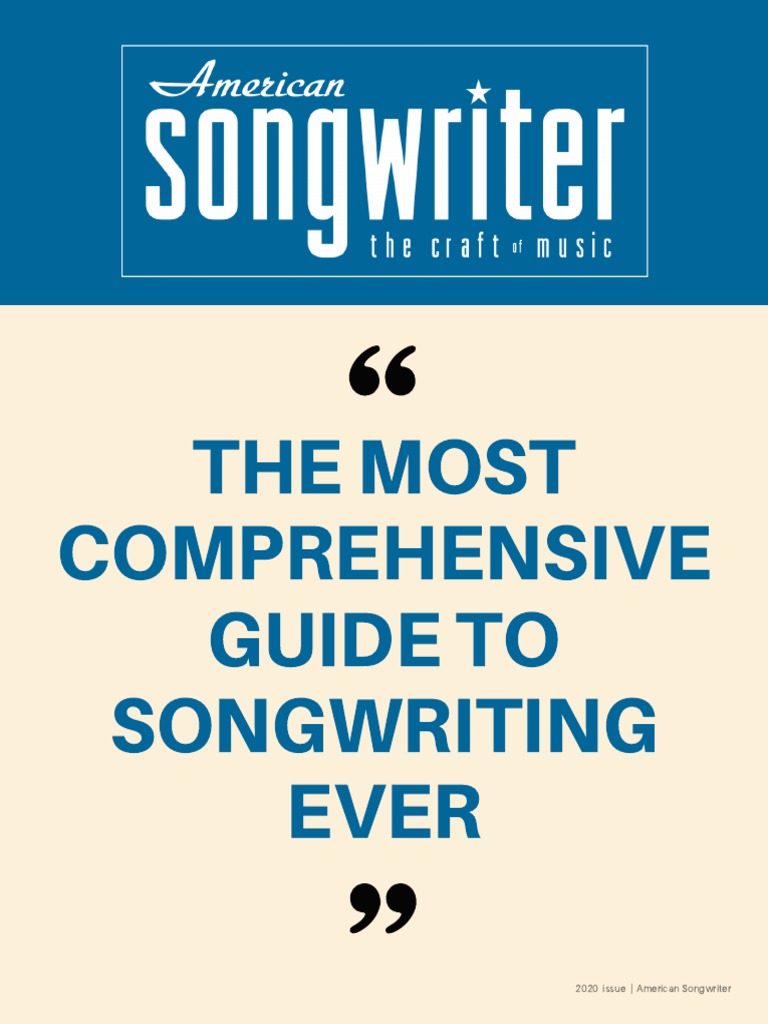 The Most Comprehensive Guide To Songwriting Ever Pdf Song Structure